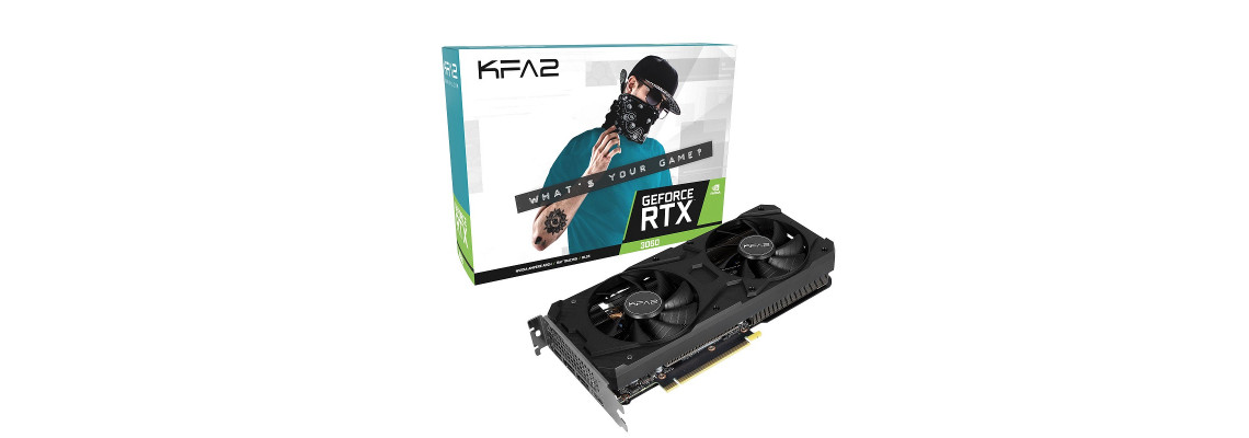 KFA2 GeForce RTX 3060 (1-Click OC) 12GB GDDR6 Cartes graphiques KFA...