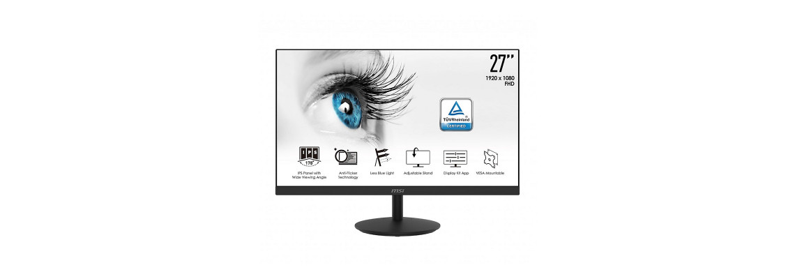 MSI PRO MP271 27" IPS 75Hz Moniteurs MSI Maroc
