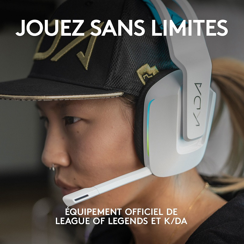 Logitech G G733 Lightspeed (LoL K/DA) Casques Logitech Maroc