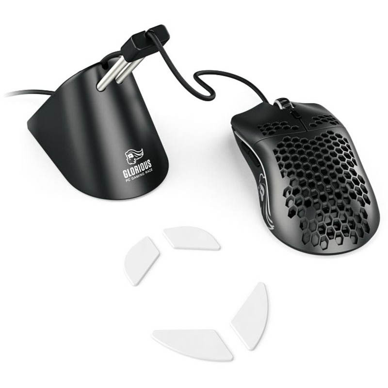 Glorious Model O Regular RGB (Noir Mat) + Bungee + G-Skates Souris ...