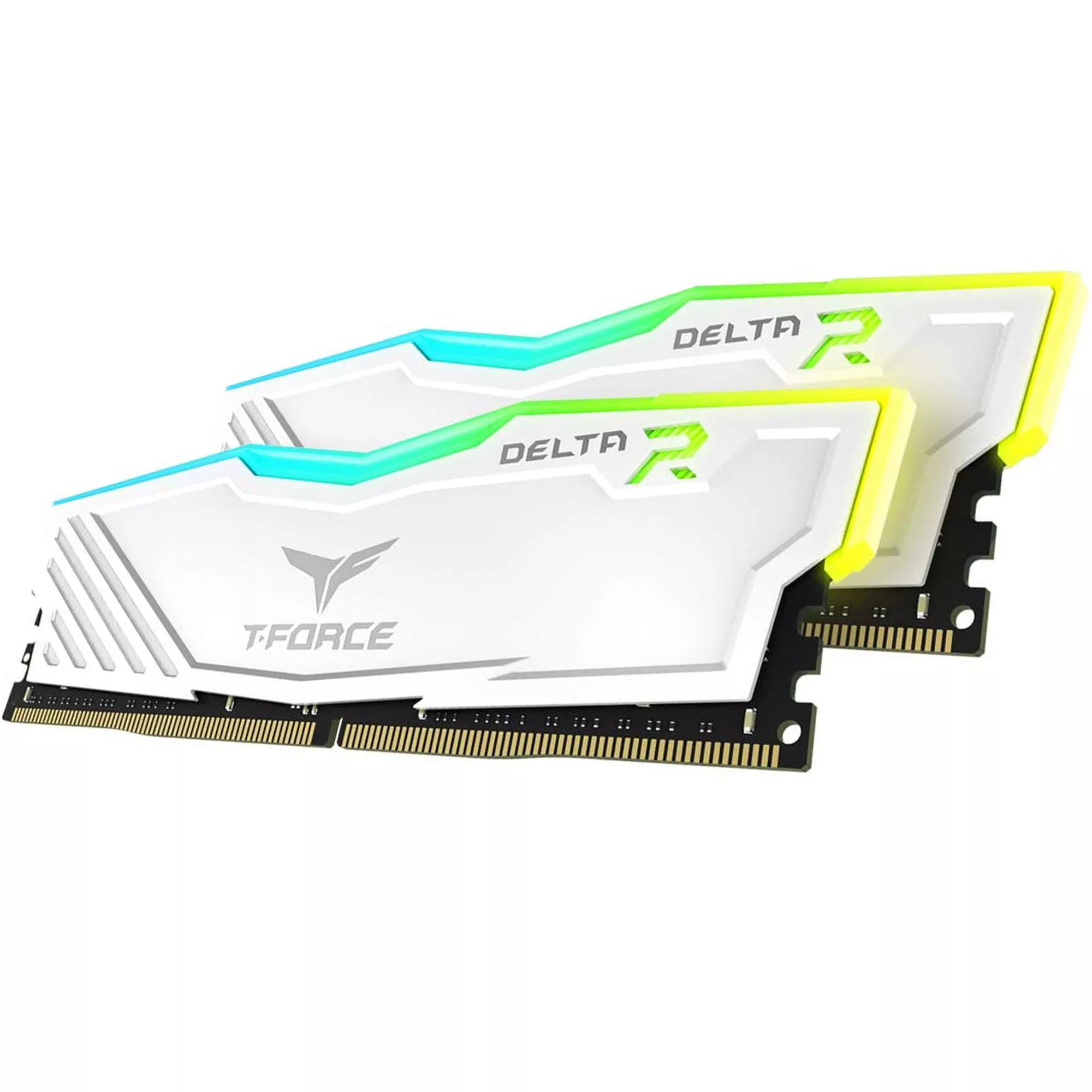 Team Group Delta RGB 16Go (2x8Go) DDR4 3200MHz CL16 Blanc Mémoire v...