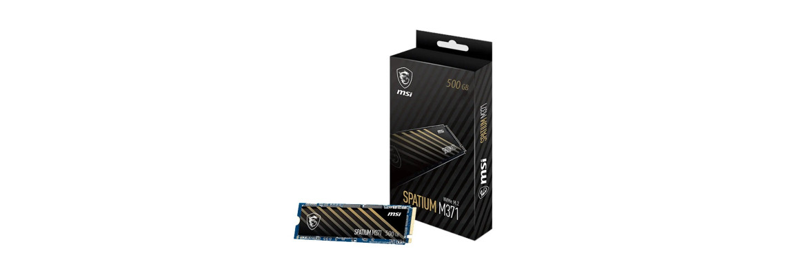 MSI SPATIUM M371 NVMe M.2 500GB Disques SSD MSI Maroc