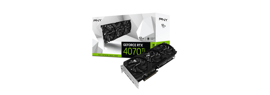PNY GeForce RTX 4070 Ti VERTO Triple Fan 12GB GDDR6X Cartes graphiq...
