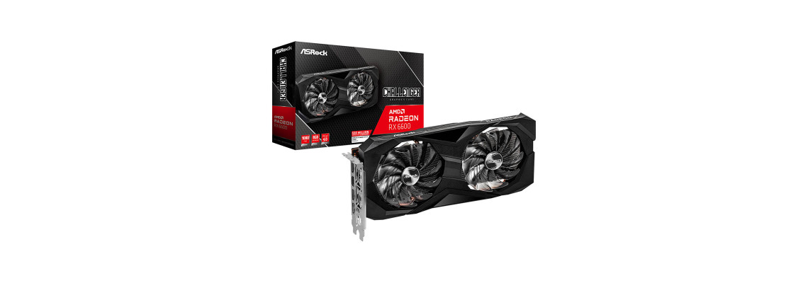 ASRock Radeon RX 6600 Challenger 8GB GDDR6 AMD ASRock Maroc