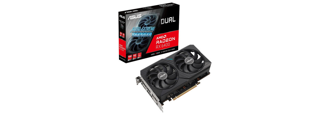 ASUS Radeon RX 6400 DUAL 4GB GDDR6 AMD ASUS Maroc