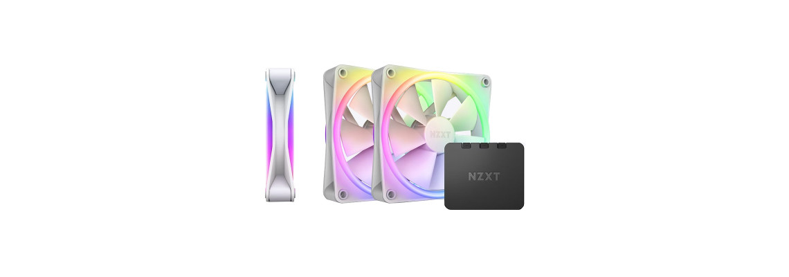 NZXT F120 RGB Duo Triple Pack White Refroidissement NZXT Maroc