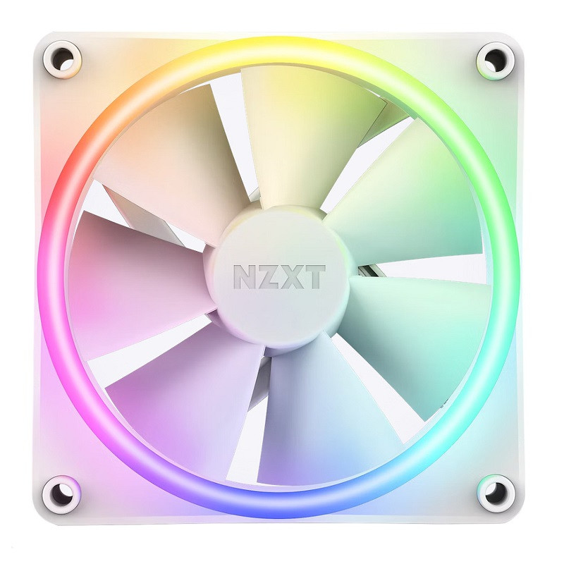 NZXT F120 RGB Duo Triple Pack White Refroidissement NZXT Maroc