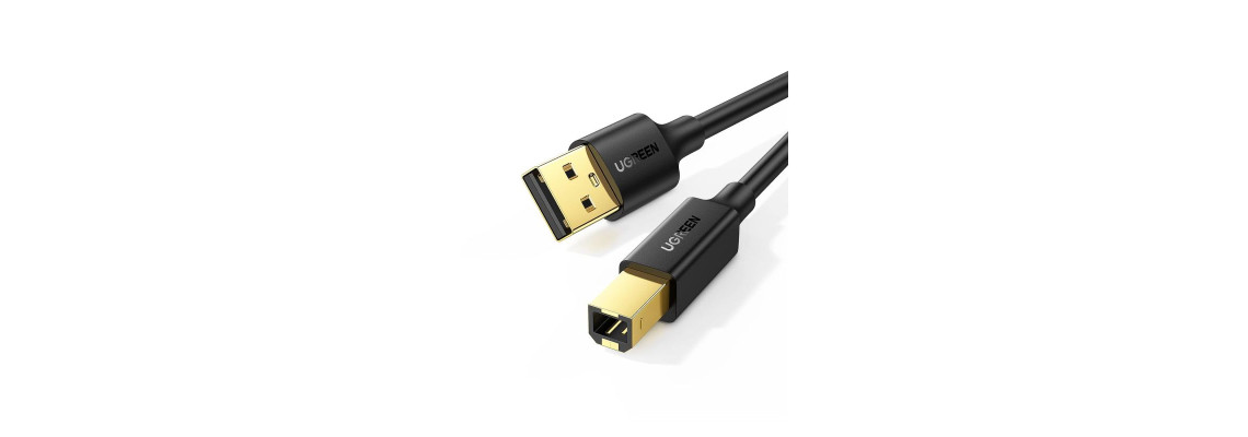 UGREEN Cable Imprimante USB 2.0 A Mâle vers USB B Mâle 5M (10352) C...