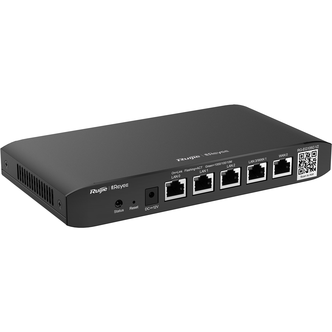 RUIJIE ROUTER 5-PORT GIGABIT CLOUD MANAGED RG-EG105G V2 Réseau Ruij...