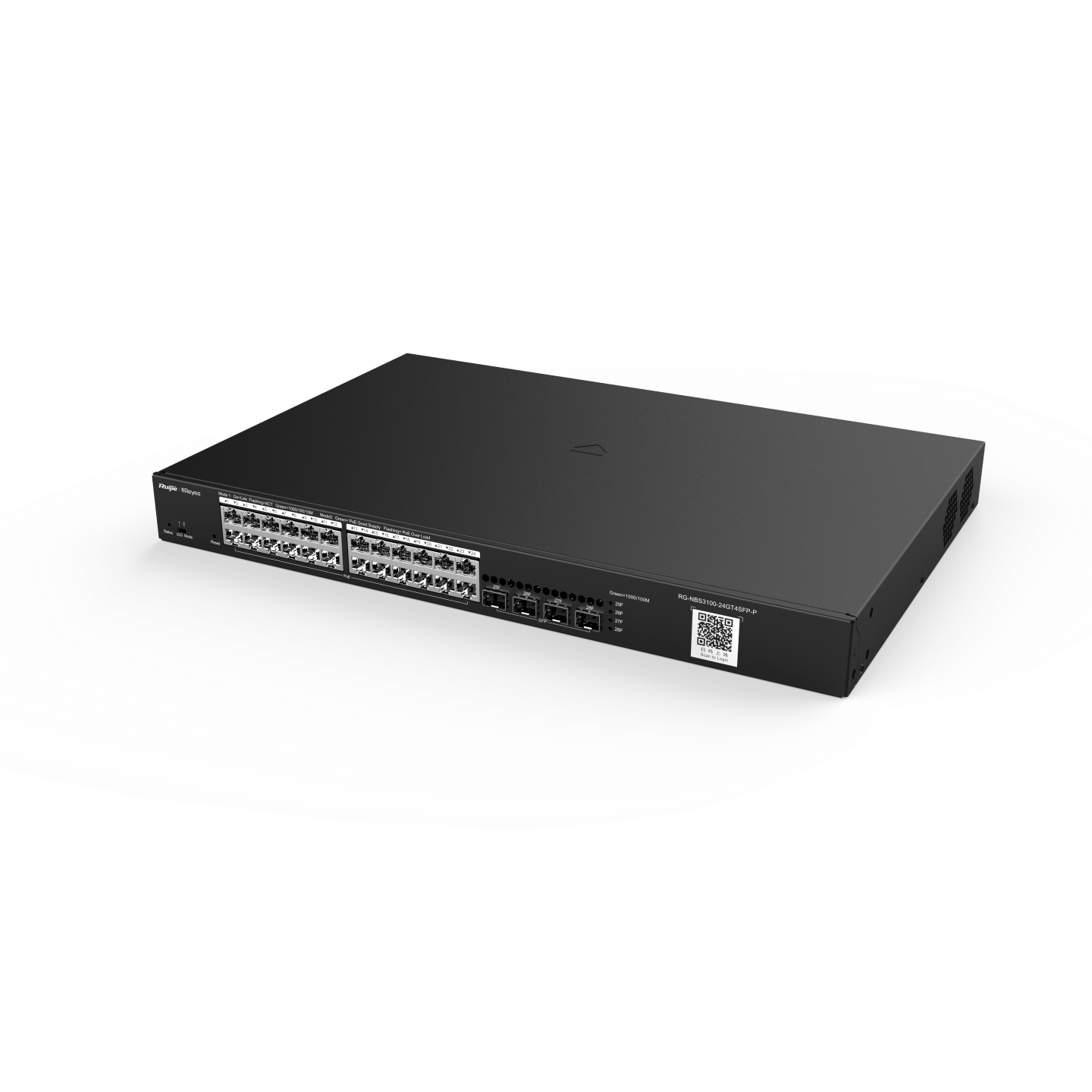 RUIJIE SWITCH 24P-GB L2 MANAGED POE RG-NBS3100-24GT4SFP-P Réseau Ru...