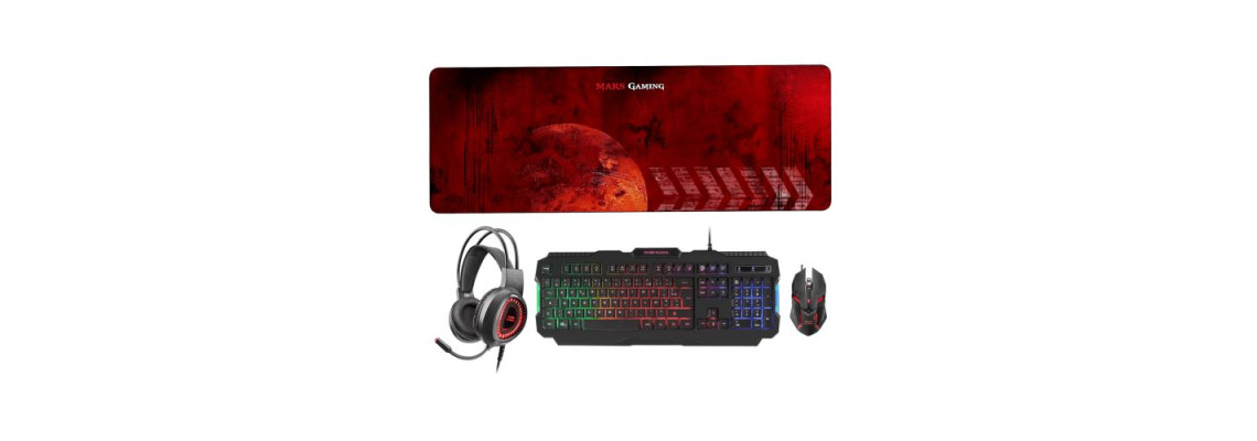 Mars Gaming MCPRGB2 Pack Gamer Kits claviers/souris Mars Gaming Maroc