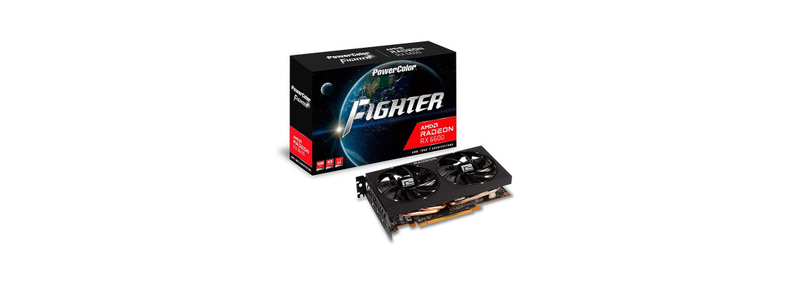 PowerColor Fighter AMD Radeon RX 6600 8GB GDDR6 AMD Powercolor Maroc