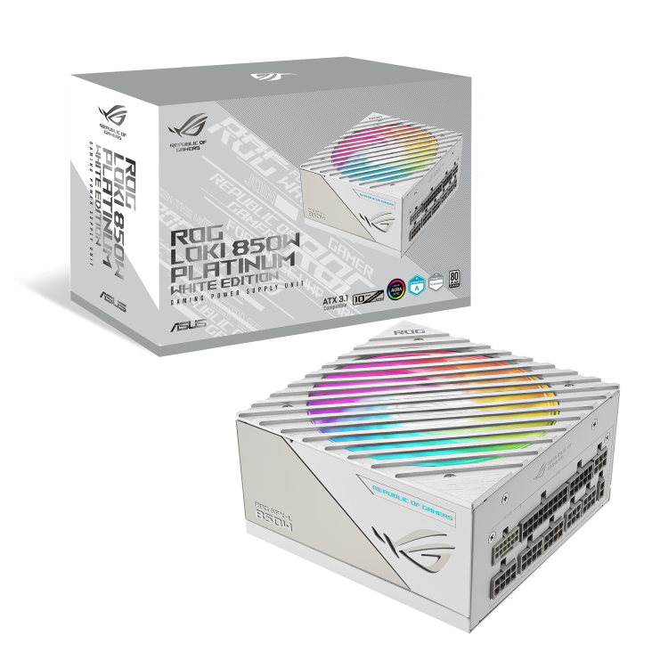 ASUS ROG LOKI SFX-L 850W Platinum White Edition Alimentations PC AS...
