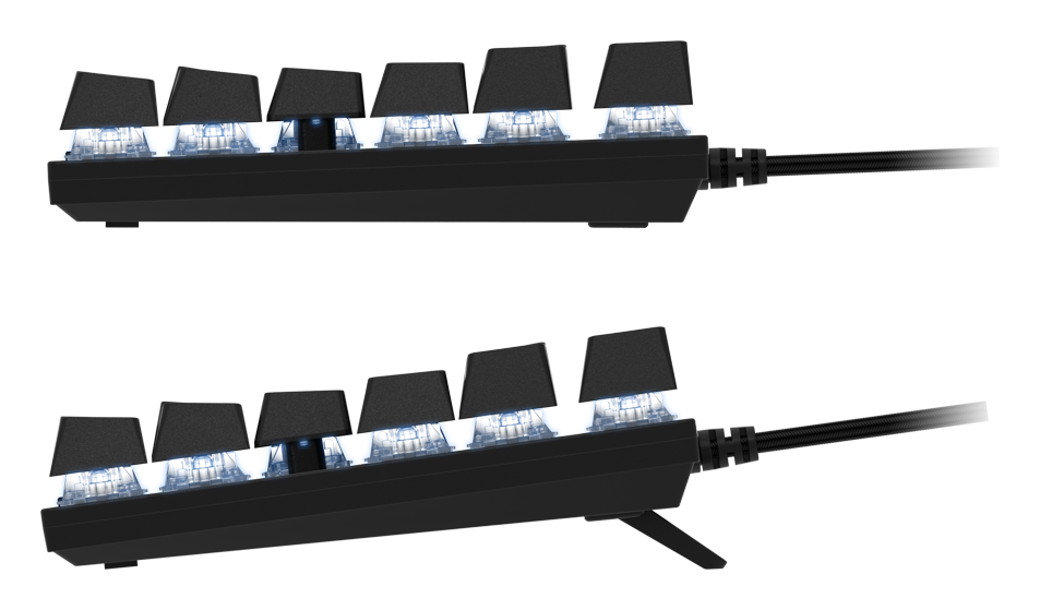 Rapture Kilo Outemu Rouge Noir Claviers RAPTURE Maroc