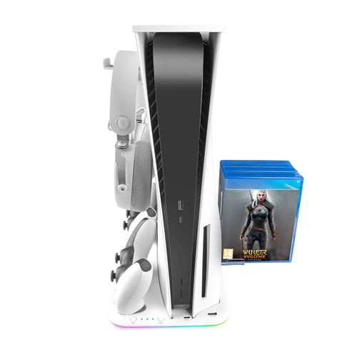 Mars Gaming MPS5-B PS5 Stand White Console Mars Gaming Maroc