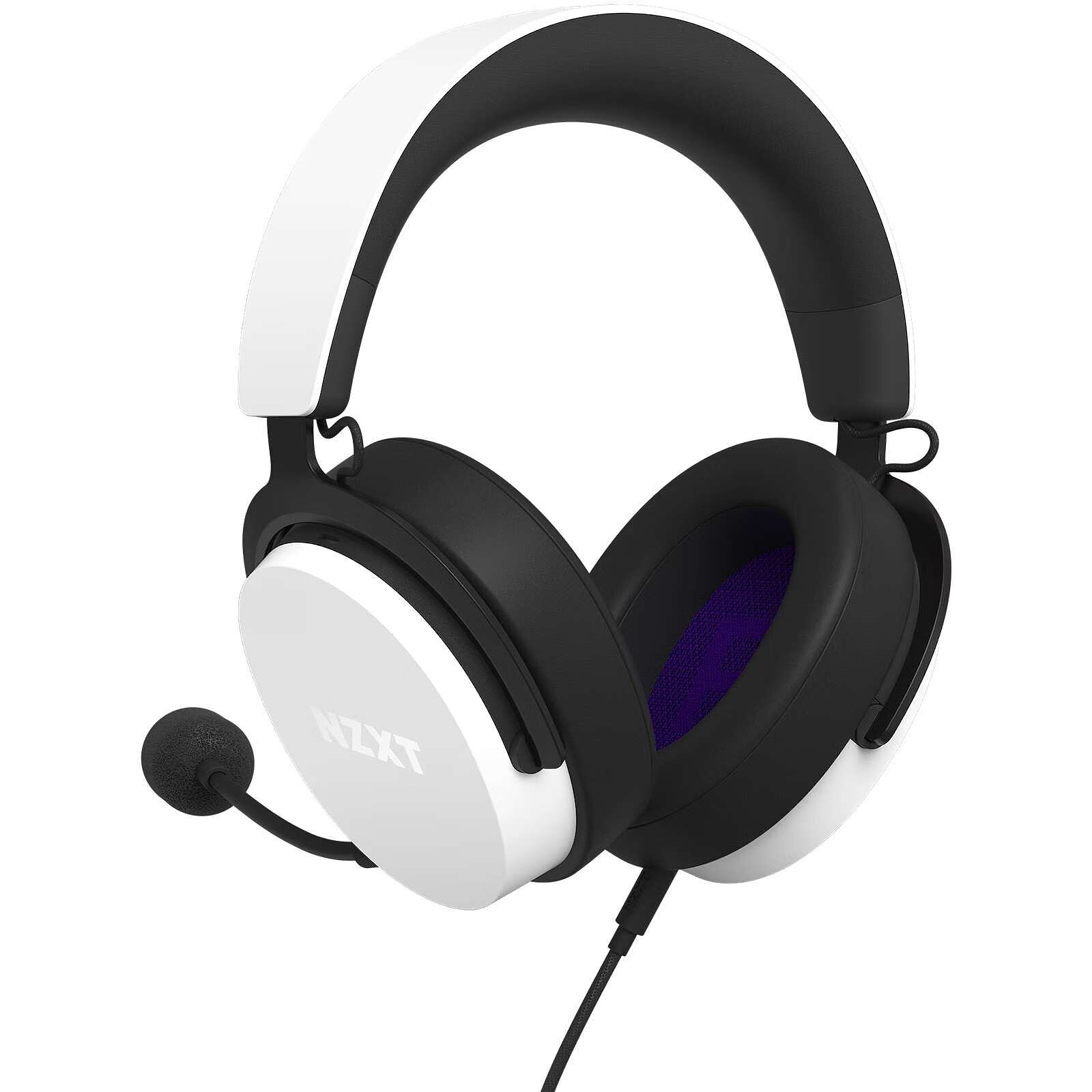 NZXT Relay Headset (Blanc) Casques NZXT Maroc