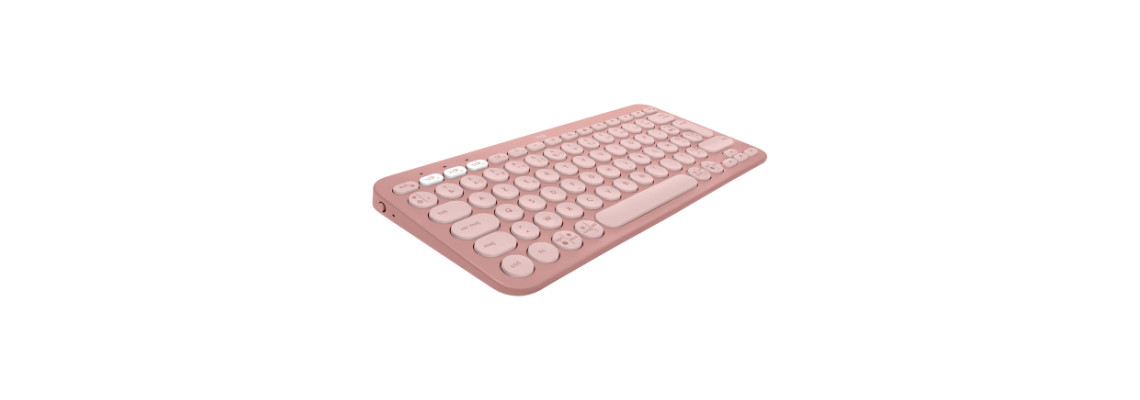Logitech Pebble Keys 2 K380s (Rose) Claviers Logitech Maroc