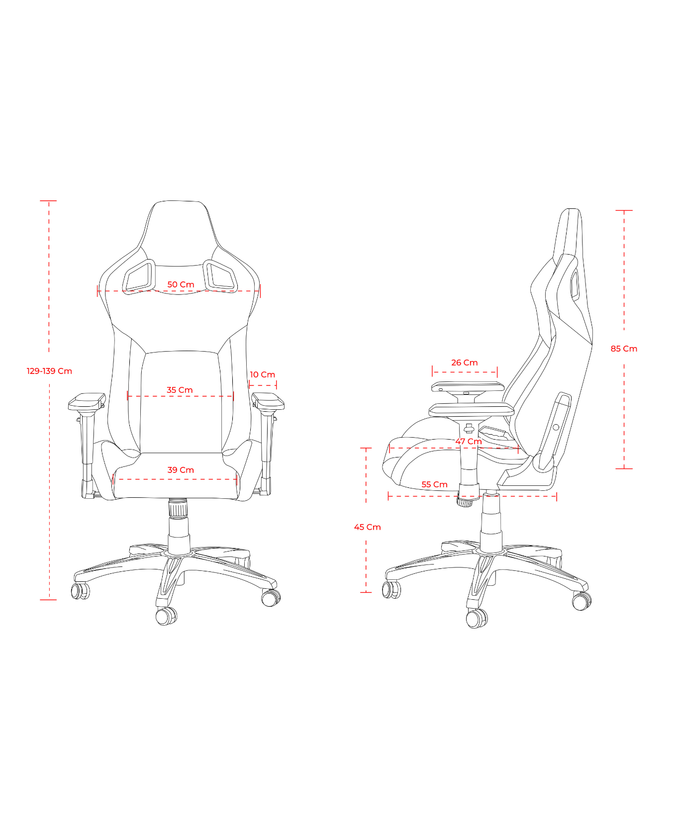 SKILLCHAIRS SC5 DESTINY Chaise gamer SKILLCHAIRS Maroc