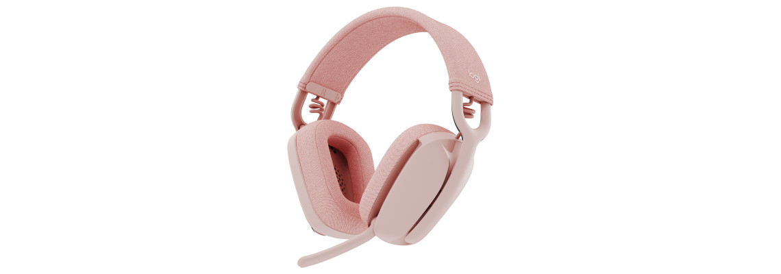Logitech Zone Vibe 100 Rose Casques Logitech Maroc