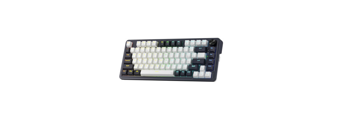 Redragon K673 PRO 75% Wireless RGB Red Switches (Abyssal Blue) Clav...