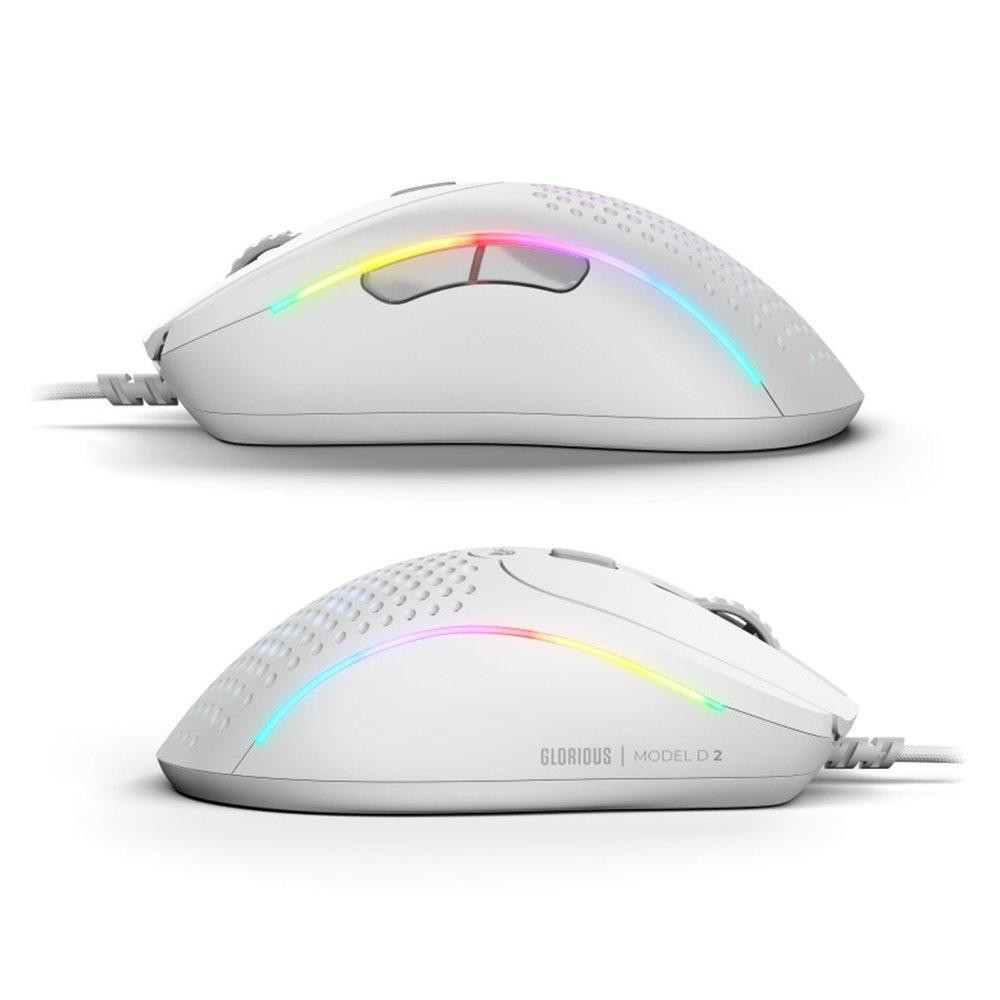 Glorious Model D 2 RGB White Souris Glorious PC Gaming Race Maroc