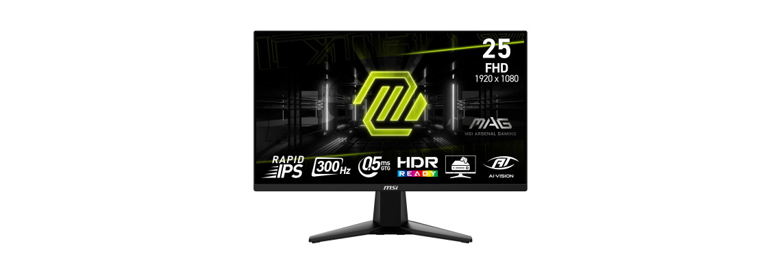 MSI MAG 255XF 24.5" IPS 300Hz Moniteurs Gamer MSI Maroc