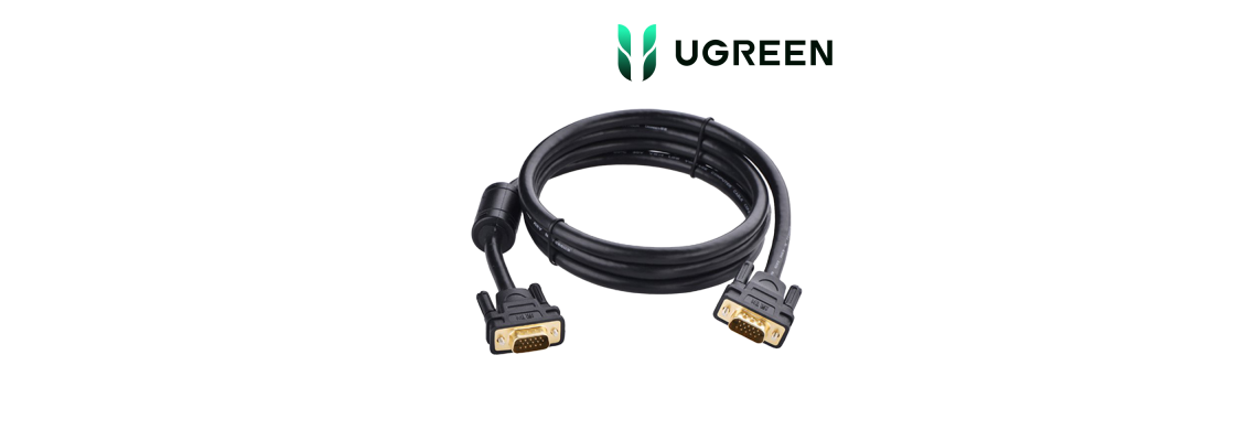 Ugreen Cable VGA Male to Male 2M Connectique 11646