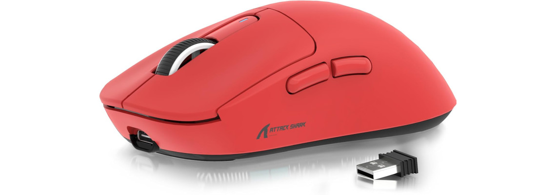 ATTACK SHARK X3 (Red) Souris ATTACK SHARK Maroc