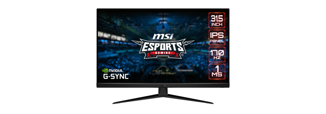 MSI G321Q 32" 2K IPS 170Hz Moniteurs Gamer MSI Maroc