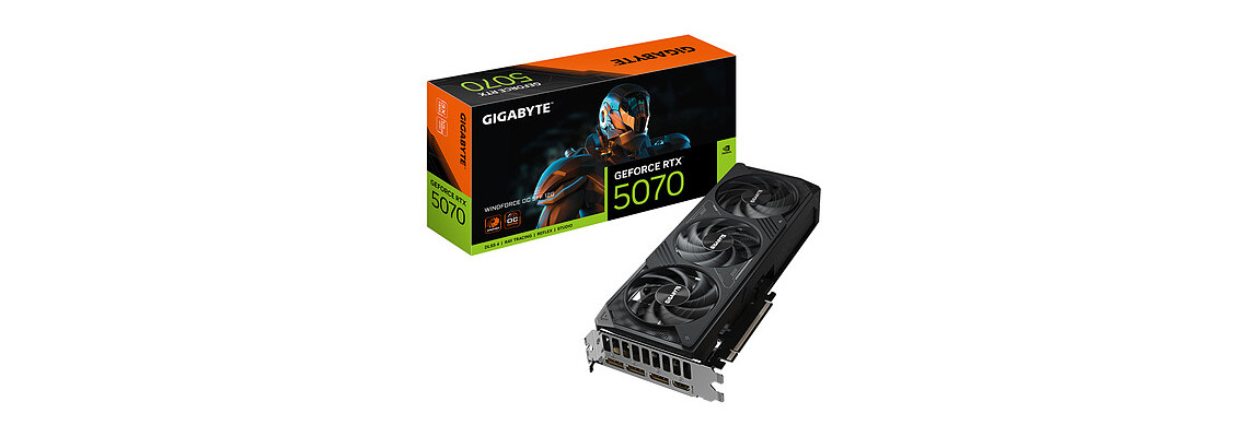 Gigabyte GeForce RTX 5070 WINDFORCE SFF 12G Cartes graphiques Gigab...