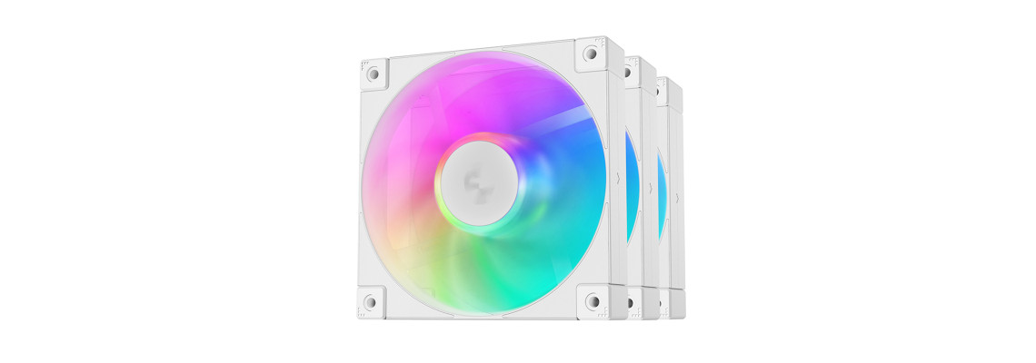 DeepCool FD12 ARGB (Triple Pack) White Refroidissement DeepCool Maroc