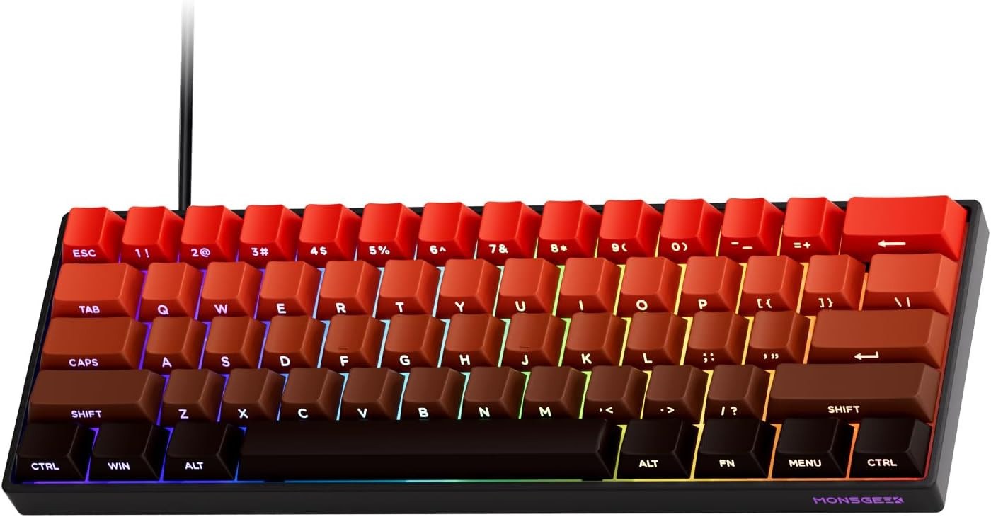 MonsGeek FUN60 Pro RED (Magnetic Switch) Claviers MonsGeek Maroc