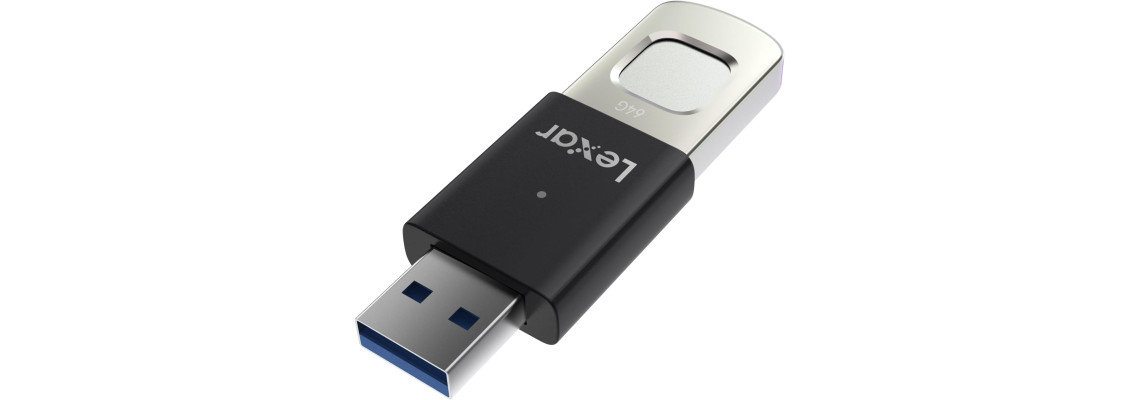 Lexar JumpDrive Fingerprint F35 Pro 3.0 64GB Clé USB Stockage exter...