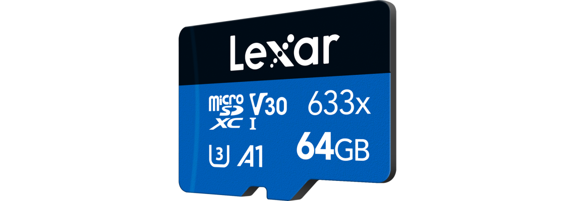 Lexar Haute Performance 64 Go 633x microSDXC UHS-I Disques durs ext...