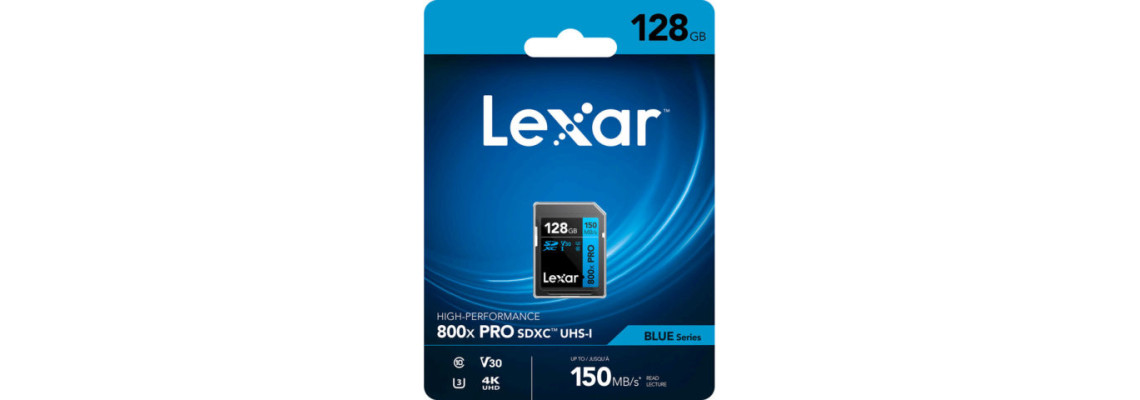 Lexar PRO Blue Series 128GB SDXC Disques durs externes Lexar Maroc