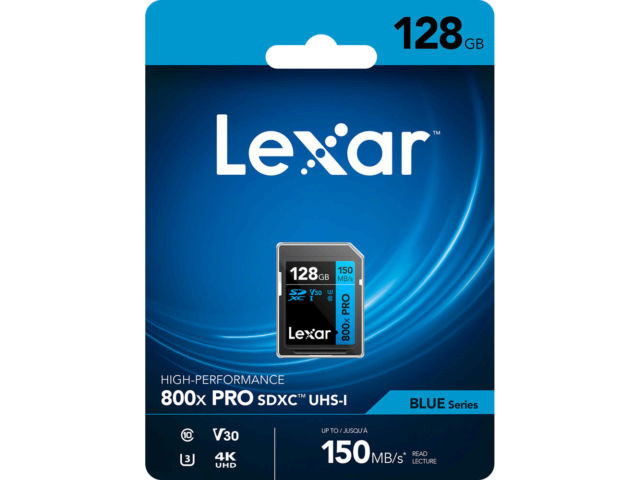 Lexar PRO Blue Series 128GB SDXC Disques durs externes Lexar Maroc