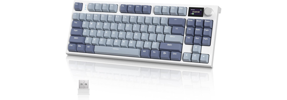 ATTACK SHARK K86 Lavender Blue (Blue Whale Switch) Claviers ATTACK ...