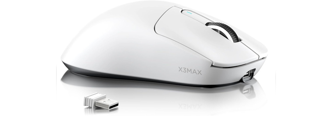 ATTACK SHARK X3 Max (White) Souris ATTACK SHARK Maroc