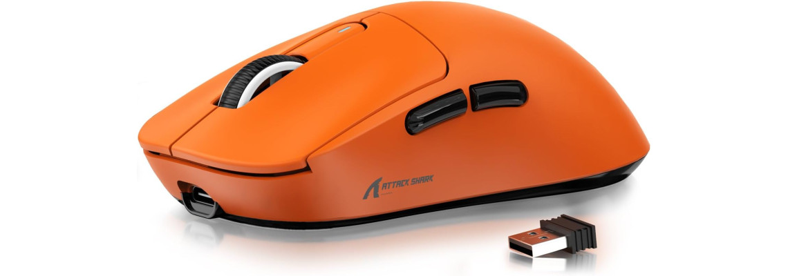 ATTACK SHARK X3 (Orange) Souris ATTACK SHARK Maroc