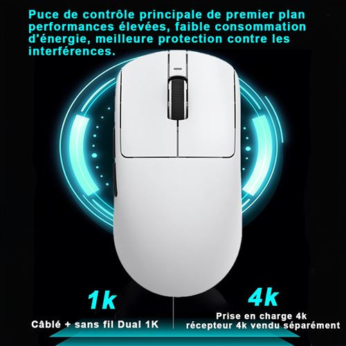 VXE R1 SE+ Wireless (White) Souris VXE Maroc