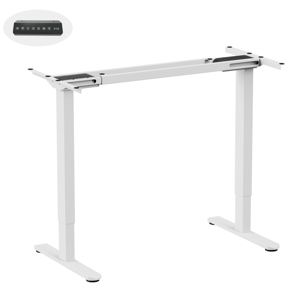 SKILLDESK R22-14M-W (2 Moteurs - Blanc) Bureaux motorisés SKILLCHAI...