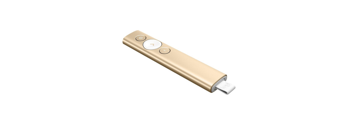 Logitech Spotlight Presentation Remote Gold Connectique Réseau 5099...