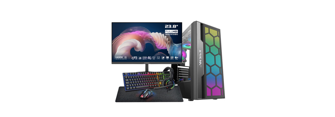 Setup Gamer Maroc – PC complet avec écran, accessoires et mobilier gaming