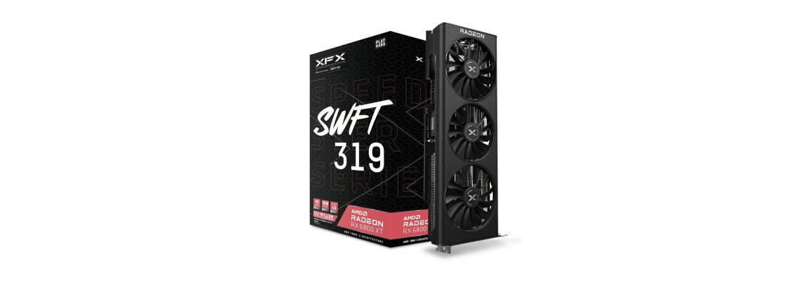 XFX Speedster Swift 319 AMD Radeon RX 6800 CORE Gaming 16GB GDDR6 A...