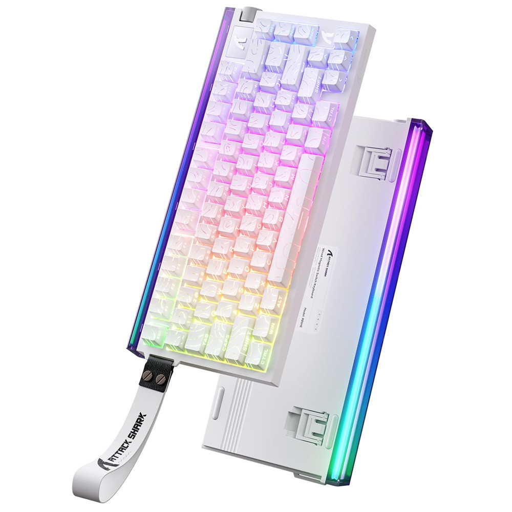 ATTACK SHARK R85 HE Rapid Trigger Magnetic Switch (White Contours)