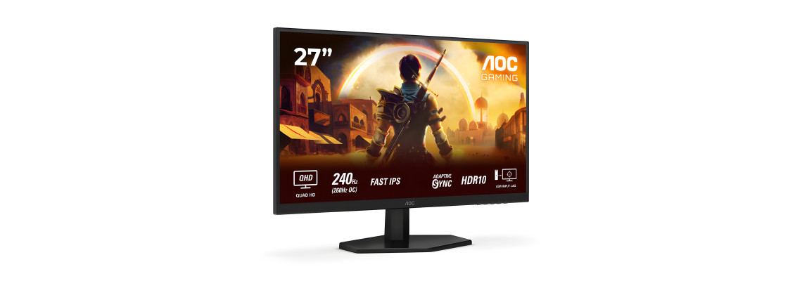 AOC Q27G42ZE 27" 240Hz (260Hz OC) 0.3ms Fast IPS 2k Moniteurs Gamer...